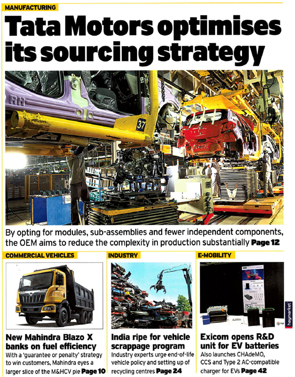 Tata Motors optimises its sourcing strategy – Tata Motors